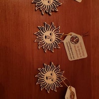 Indiana Total Solar Eclipse 2024 Ornament Wood Cut Decoration. Laser ...
