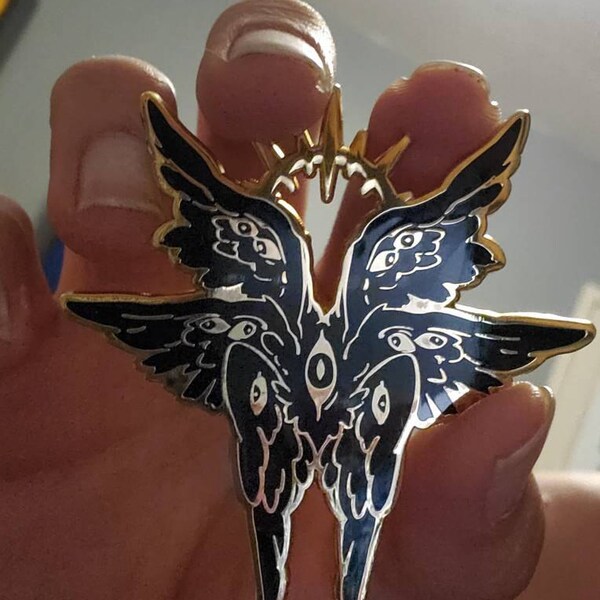 Black Angels Pin - Etsy
