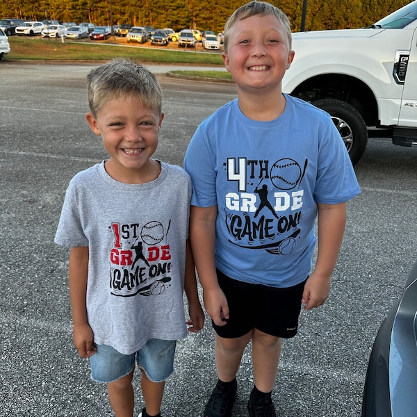 Back to School Bundle SVG Baseball Game On! Kindergarten to 6th Grade ...