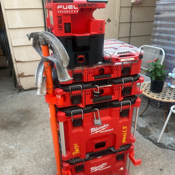 Collapsible Side Table for Milwaukee Packout Toolbox by Milwookie - Etsy