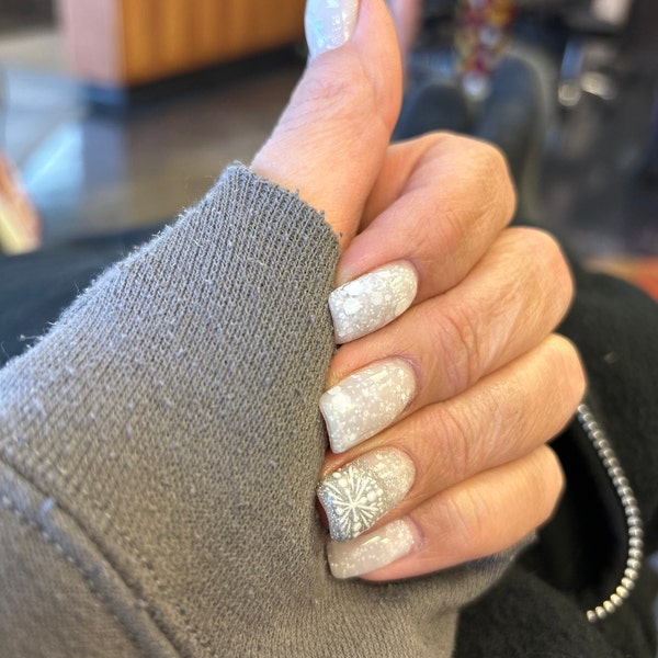 Fresh Snow- Dip Powder, Dip Powder for Nails, Acrylic, Winter, Holiday ...