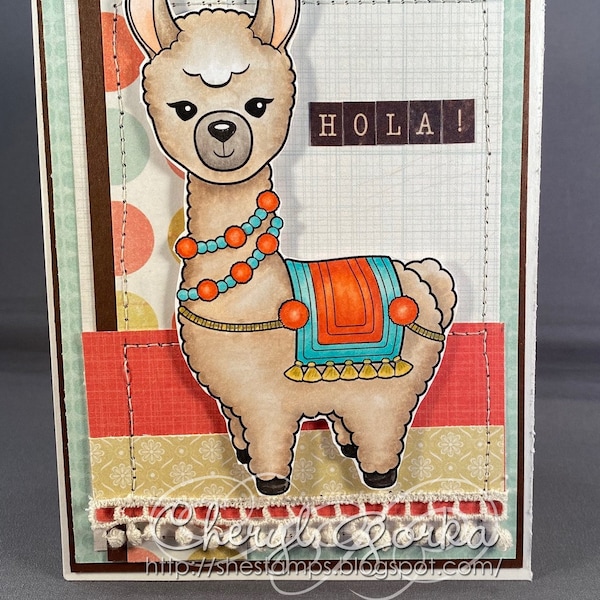 Llama Digital Stamps - Clip Art - Line Art Graphics to Create Coloring ...