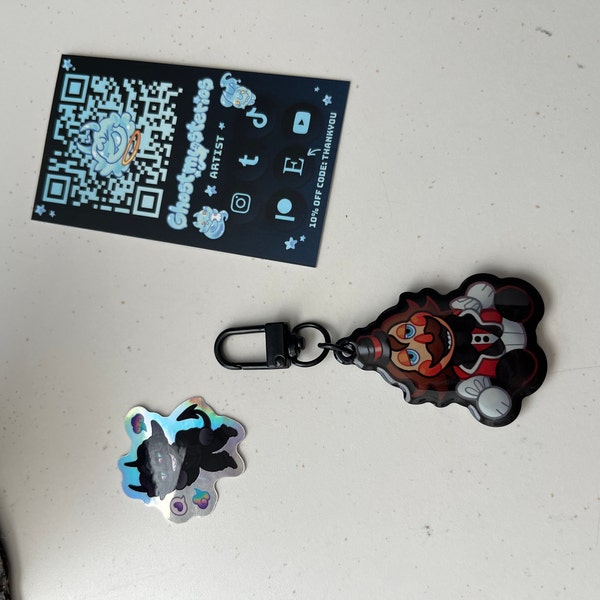 The Walten Files - Acrylic Keychains - Bon, Banny, Sha, Boozoo, Billy ...