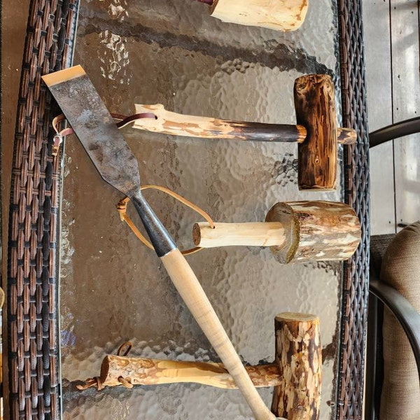 Forged Rounded Gouge Set 6pcs. Wood Carving Chisel Set. Woodworking ...