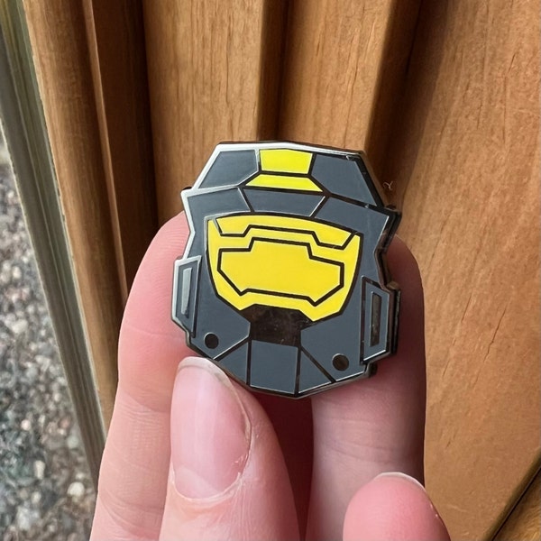 Red and Blue Helmet Pins - Etsy