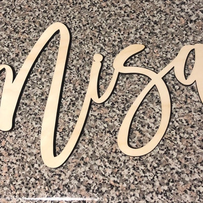 Nursery Name Sign Wood Name Sign Emily Sign Baby Wall Name - Etsy Canada