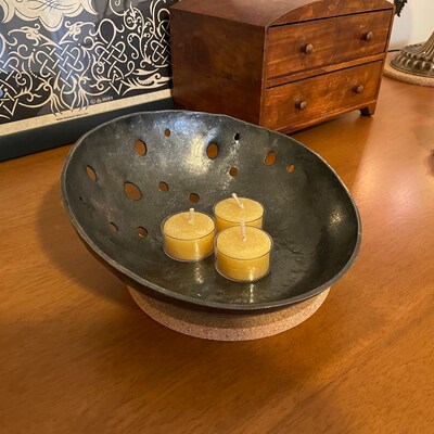 Shadow Bowl 6th Anniversary Gift Iron Anniversary Gift Hand Forged ...