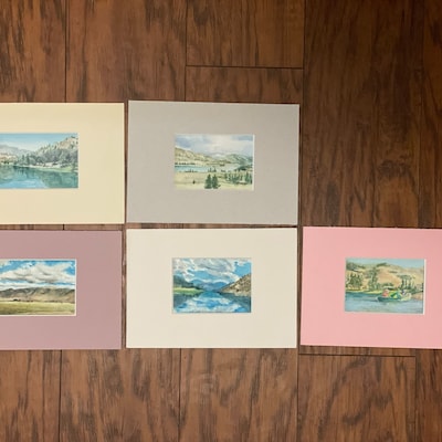 Picture Framing Mat Oval Opening Two Layer Matting Choose Size - Etsy