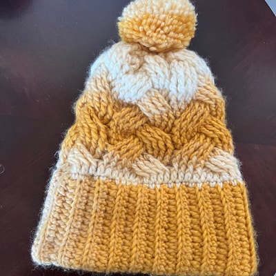 CROCHET PATTERN / Braided Crochet Hat - Etsy