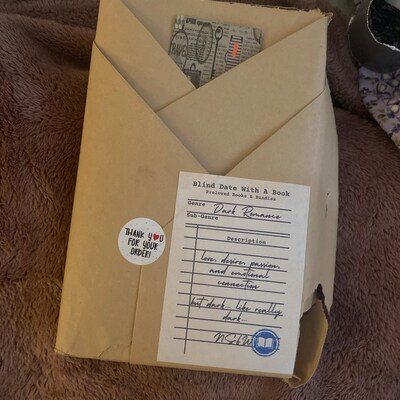 Blind Date With A Book Mystery Book Lover Gift Reading Blind Date Book ...