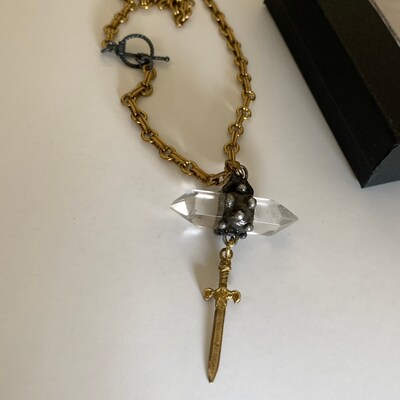 Rocker Cross Stud Earrings, Medieval Cross, Dangle Cross, Gothic Cross ...