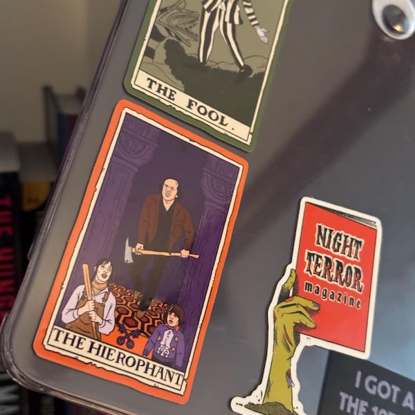 The Lovers Tarot Card Scream Ghostface Billy and Stu Sticker - Etsy