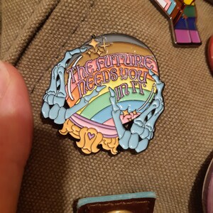 Bigender Pride Enamel Pin | Etsy