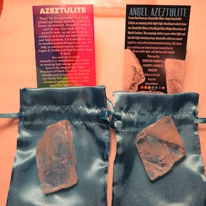 MEGA METAPHYSICAL SET With Wood Display Case Azeztulite | Etsy