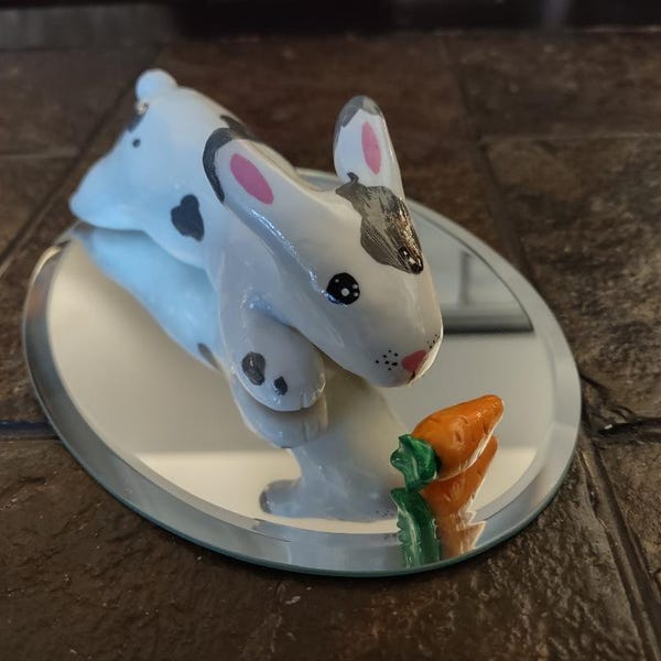 Clay Fox Sculpture, Clay Stargazing Fox, Clay Handmade Fox, Ceramic ...