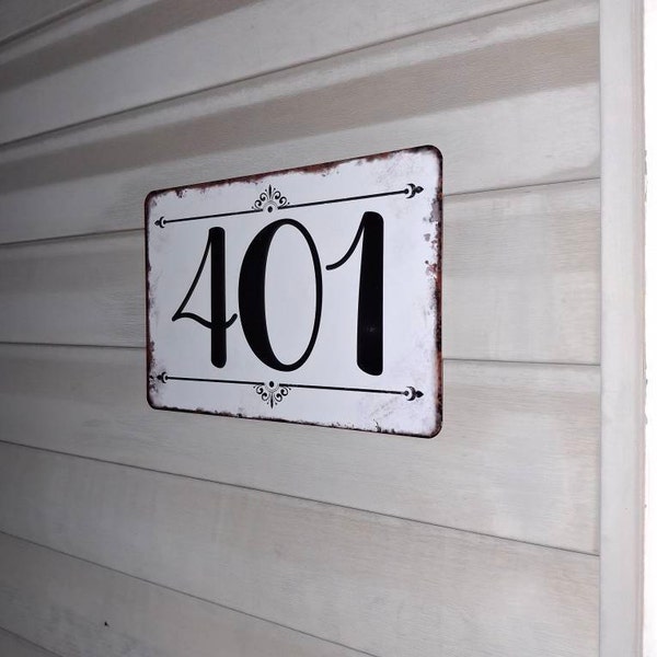 Rustic Address Sign, Farmhouse Decor, House Numbers, Street Sign ...