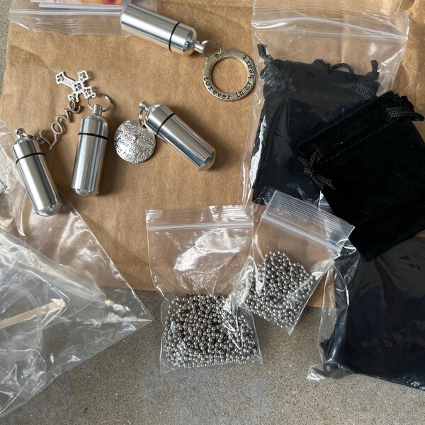 Set of TEN Natural Rosewood Cremation Urn / Scattering Tubes - Fits in ...