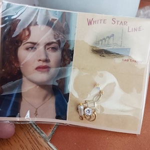 TITANIC Rose Inspired Deck Dress Necklace Pendant - Etsy