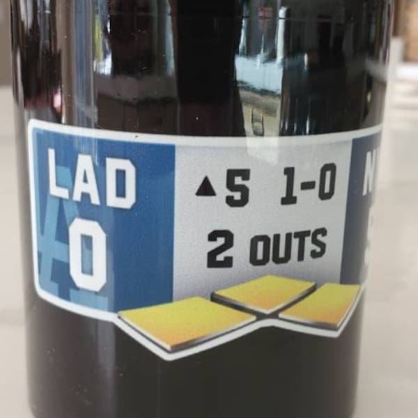 Baseball Fan Kiss-cut Sticker, Fun Baseball Sticker, Sports Fan ...