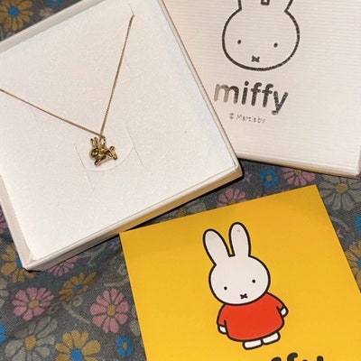 Miffy Leaping Rabbit Charm Necklace, Officially Licensed Jewellery ...