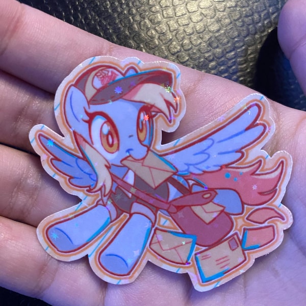 Mail Pony Vinyl Sticker - Etsy