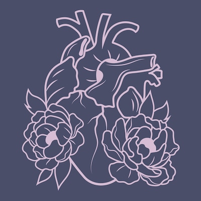 Flower With Bandage Svg, Wildflower Svg, Bandaid Clipart, Flower Svg ...