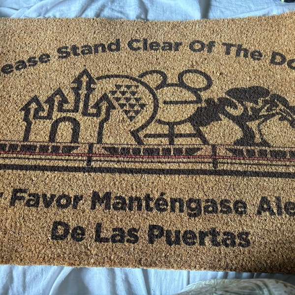 Disney Parks Monorail Doormat - Disney Welcome Mat - Disneyland ...