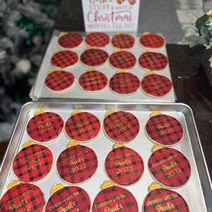 MINI BUFFALO PLAID Cookie Countess, Cookie Stencil/cupcake Stencil - Etsy