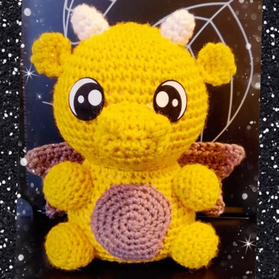 Dexter the Dragon Plushie, Crochet Pattern - Etsy