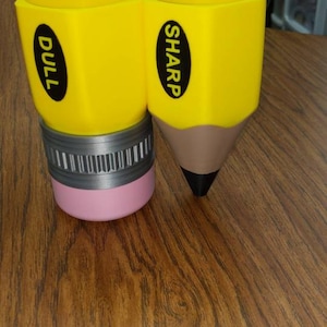 Pencil Holder for Primary School Teachers Desk Sharp Dull, Made in ...