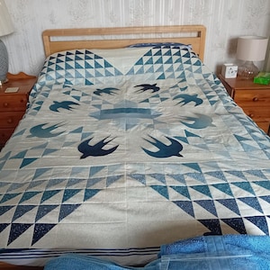 Sailing the Blue Quilt Pattern PDF Download A Fabulous Quilt Featuring ...