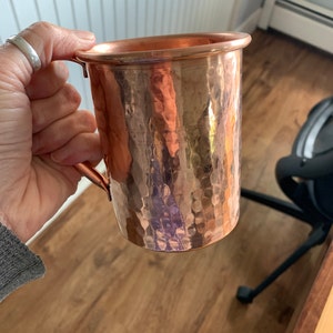 Handcrafted Pure Hammered Copper Funnel - Etsy
