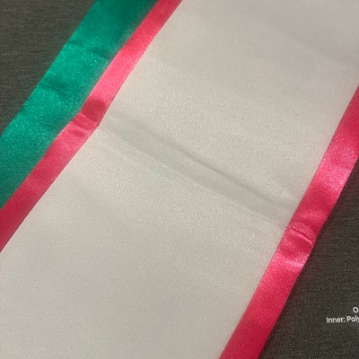 Blank Two Color Sash - Etsy