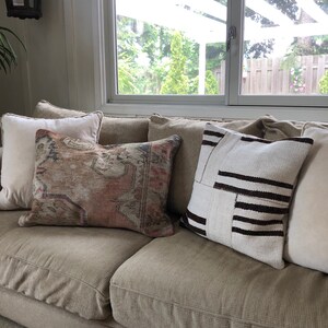 Vintage Rug 16x16 Inches pillow Cover Rug Hand Made Vool - Etsy