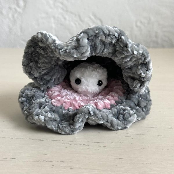 Pearl the Oyster — CROCHET PATTERN ONLY, Crochet Oyster Pattern ...