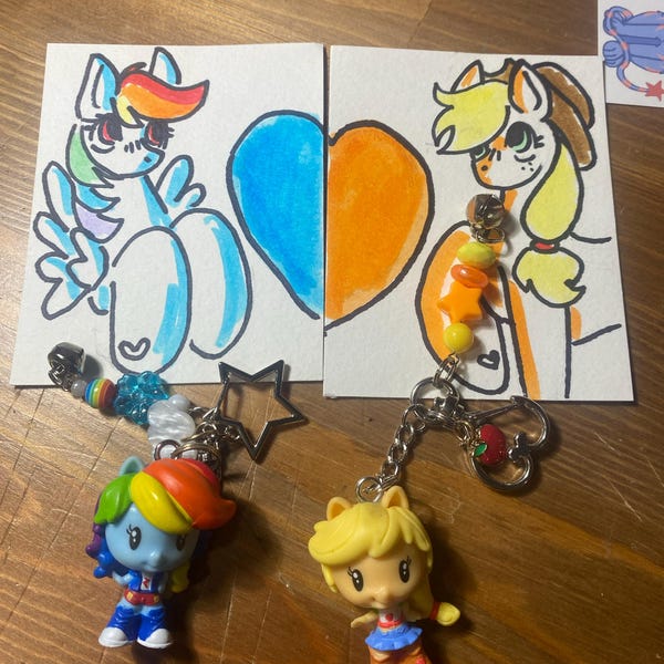 Old School (60s/70s/80s/90s) Themed Toy Keychains - Etsy