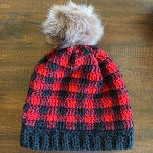 CROCHET PATTERN: Crochet Plaid Hats crochet Pattern Download Includes 6 ...