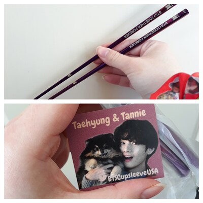 RESTOCK BTS Chopsticks Together Forever 1 Pair Metal Chopsticks Korea ...