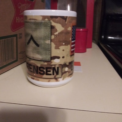 US Army Personalized Officer Mug All Ranks, Cw1-maj Gen Customize W ...