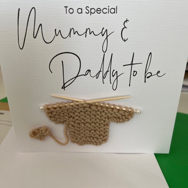 New Mum - Dad to Be Card for New Mummy & Daddy Mummy to Be Card New ...