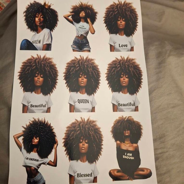 Monique Sassy Divas Stickers Etsy