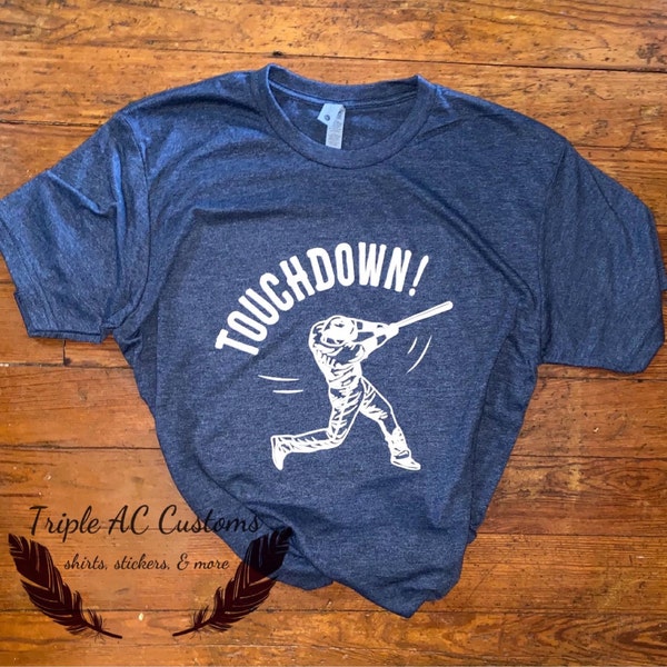 Touchdown SVG | Funny Sports SVG | Funny Baseball SVG for Shirt ...