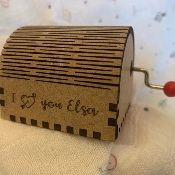 Music Box - DIY Laser Cut Files SVG - DXF - Lightburn - Case for Manual ...