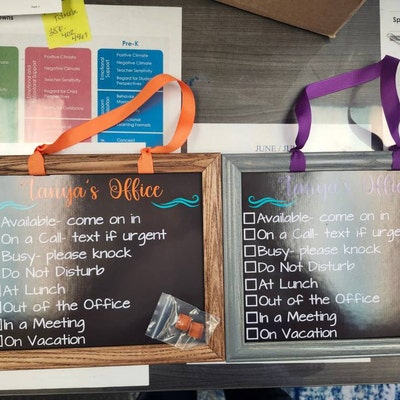 Shared Office Sign,door Sign for Two,school Counselors,co-worker Gift ...