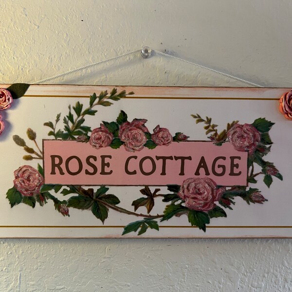 French Shabby Chic Upcycled Vintage Style Tin With Framed Bird on a ...