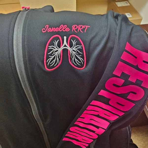 Full Zip Vet Tech Jacket With Sleeve, Vet Assistant Hoodie With Pockets ...