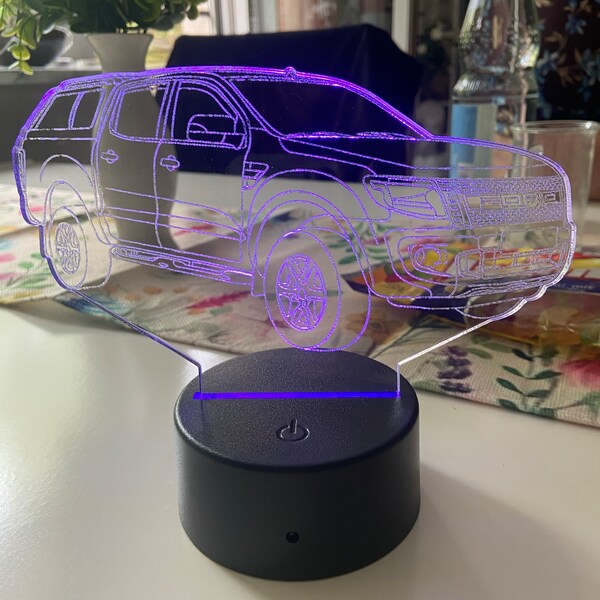Scania - LED Table Lamp Table Lamp Night Light 7-fold Color Change ...