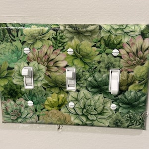 Leopard Light Switch Plate / Leopard Cheetah Print Single Light Switch ...