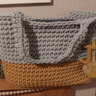 Crochet Bag PATTERN, Bilibag, Pyramid Bag, Pattern & Tutorial, Crochet ...