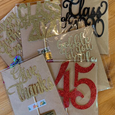 Glitter 45 Topper, 45 Cake Topper, Big 45, 45th Birthday, 45 Birthday ...